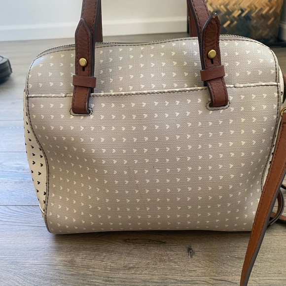 Fossil | Bags | Fossil Rachel Satchel Hearts Style | Poshmark